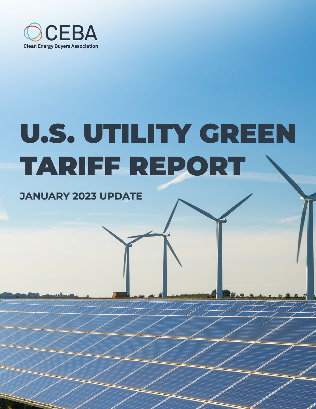 U.S. Utility Green Tariff Report: January 2023 Update - CEBA